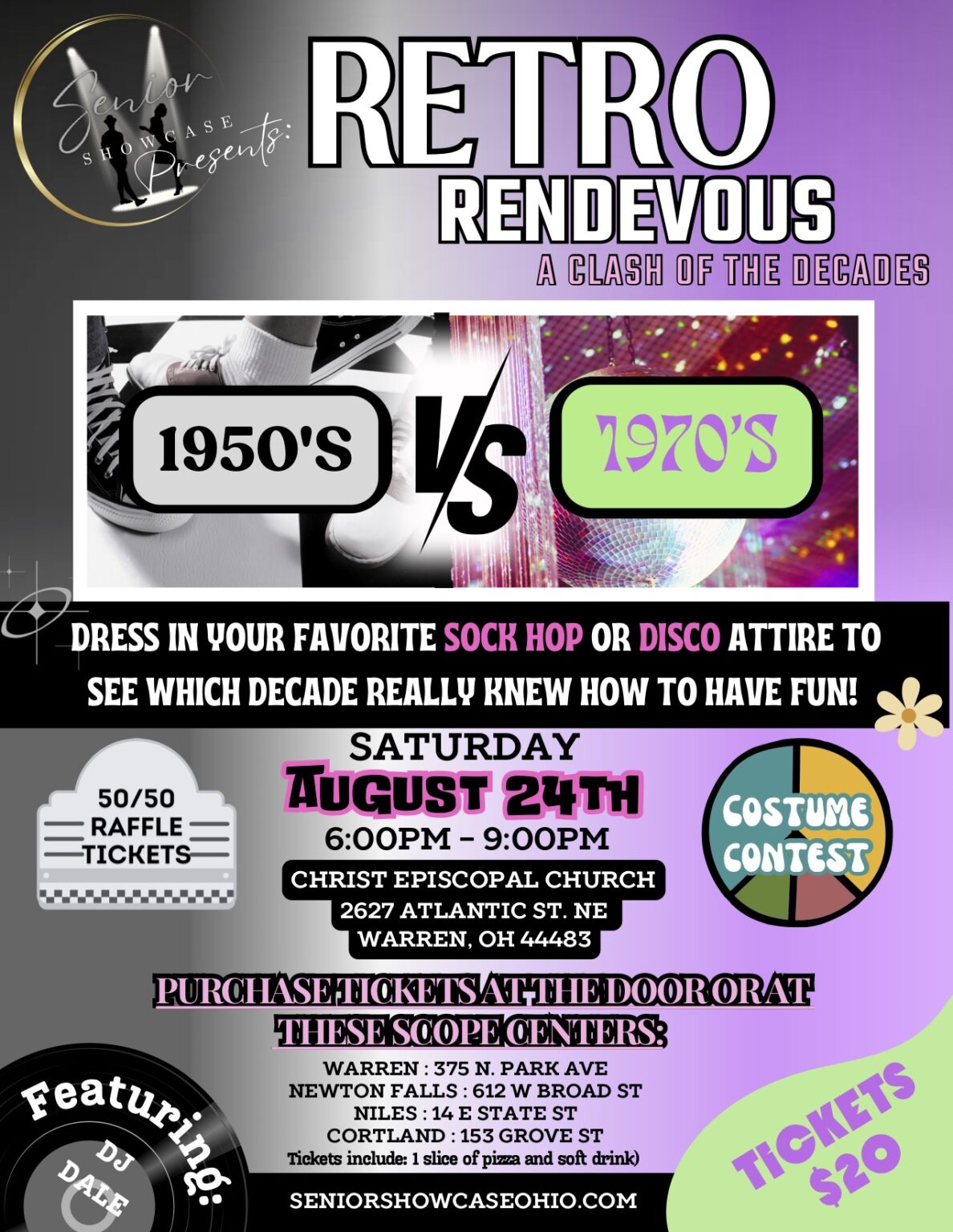 Senior Showcase Fundraiser...Sock Hop vs Disco! - Senior Showcase